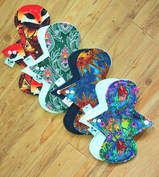 Silly Panda Cloth Pad - 9.5'' pad – Happi Nappies