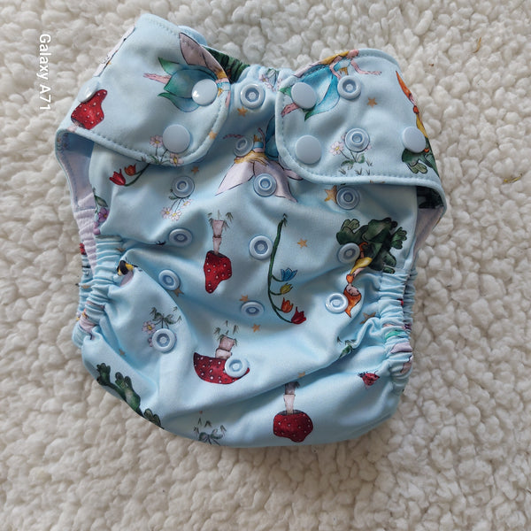 Preloved Bonny Bots AIO nappy - PREWASHED ONLY – Happi Nappies