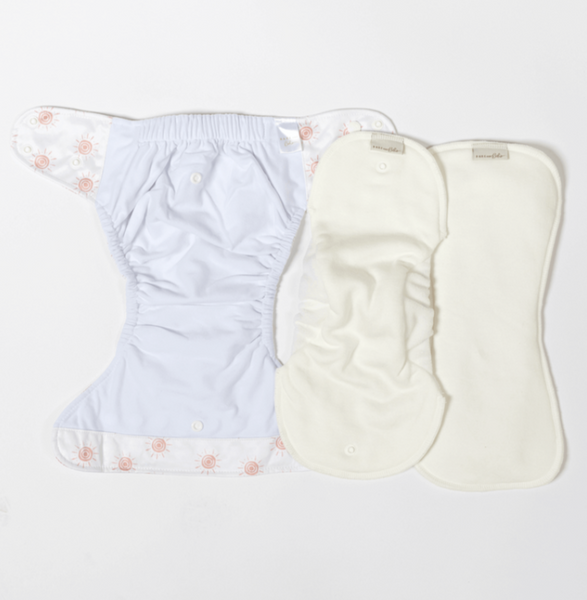 Bare and Boho Soft Shell Nappy One Size ( Bamboo/Hemp) – Happi Nappies