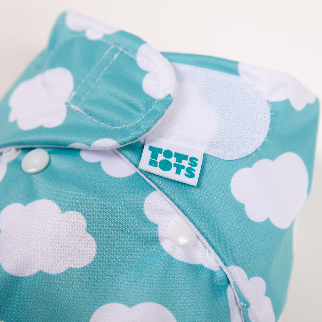 REDUCED TO CLEAR Tots Bots Bamboozle Nappy Wrap Size 1 – Happi Nappies